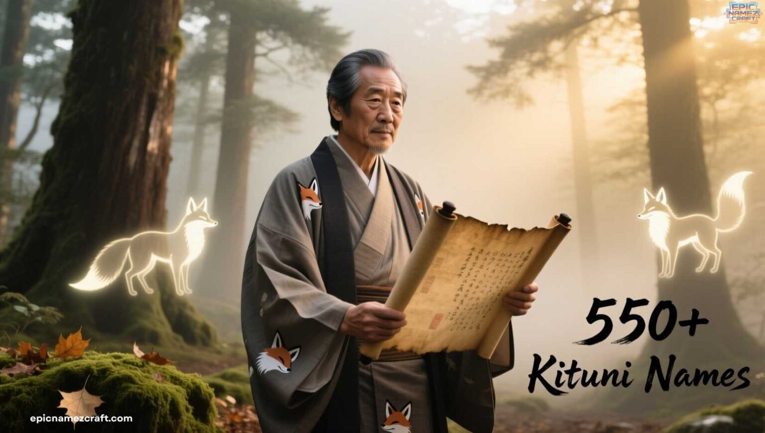 550+ Kitsune Names: Male & Female Fantasy Name Ideas