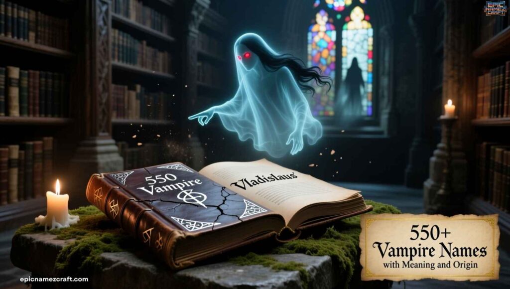 550+ Vampire Names with Meaning and Origin