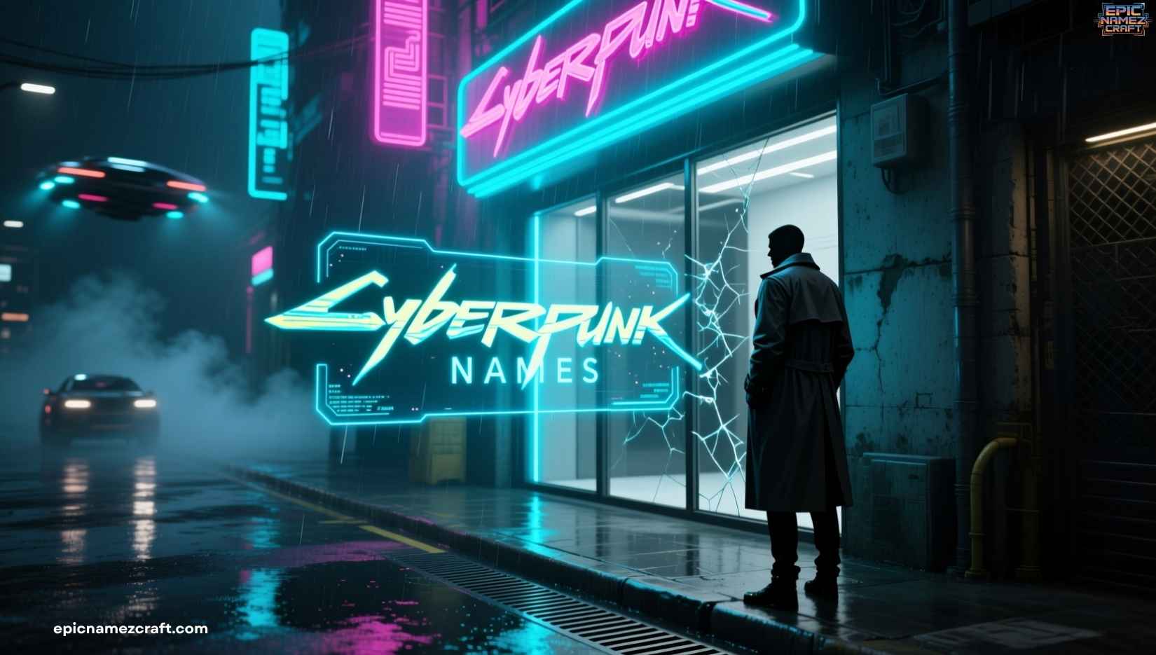 550+ Cyberpunk Names: Cool & Futuristic