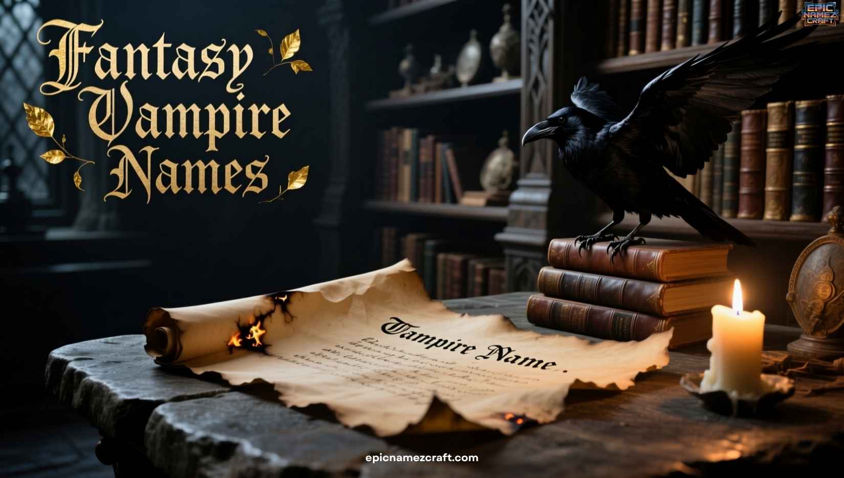 550+ Vampire Names with Meaning and Origin