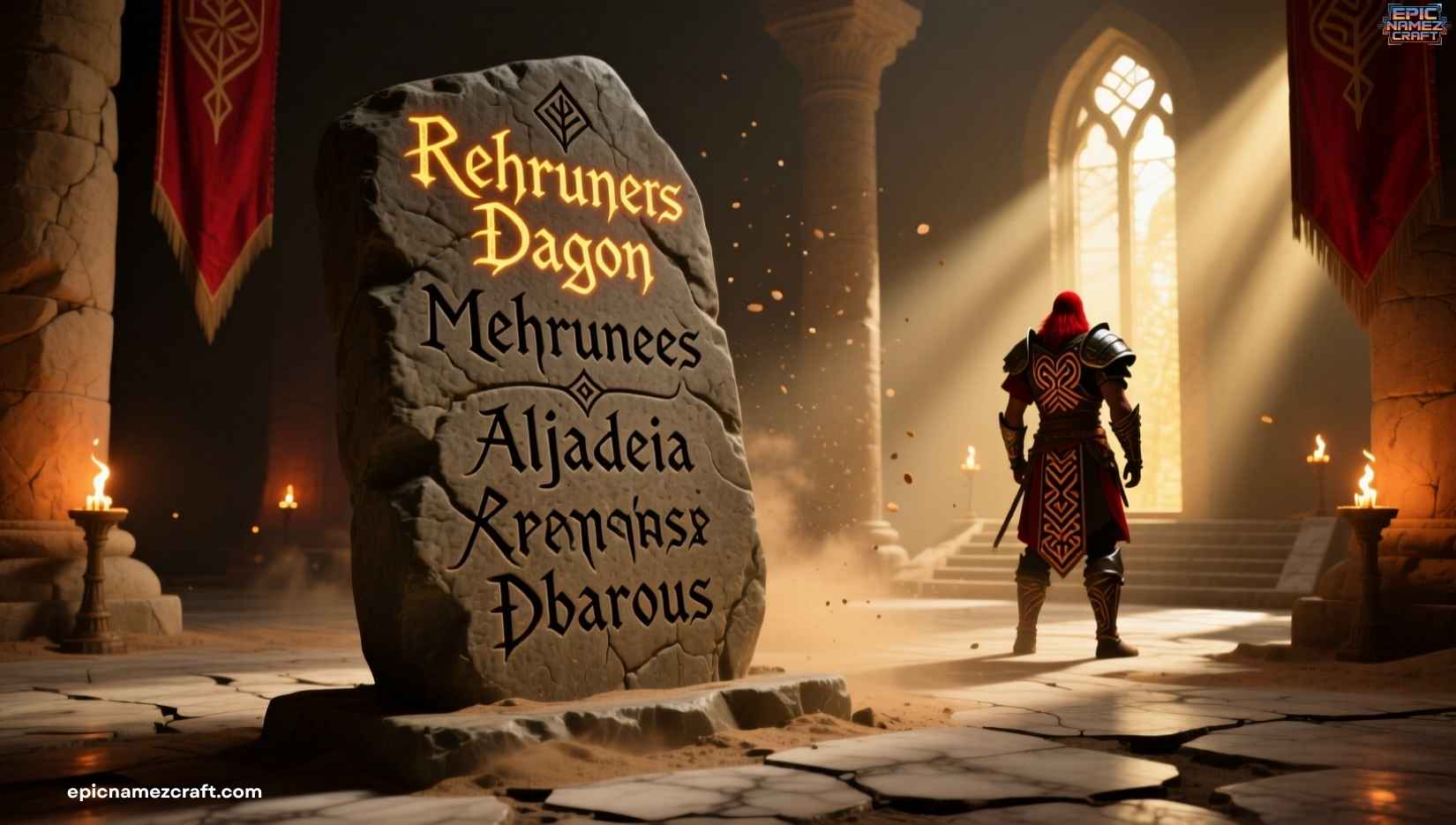 550+ Redguard Names: Male, Female and Lore-Inspired Names
