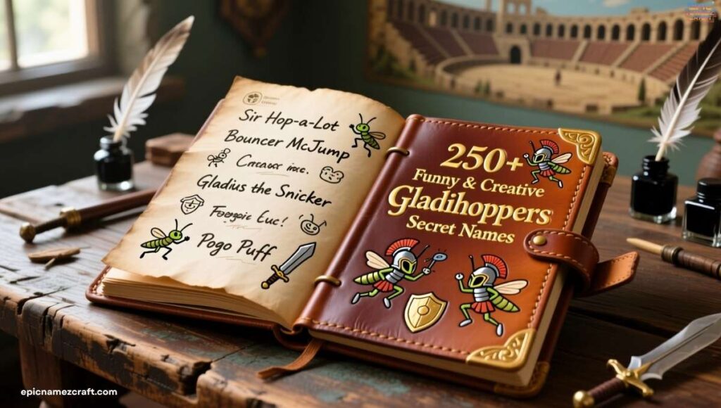 250+ Funny & Creative Gladihoppers Secret Names