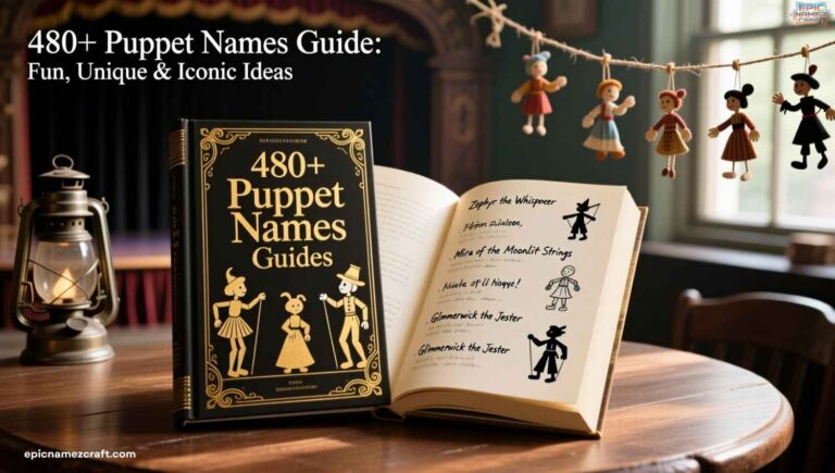 480+ Puppet Names Guide: Fun, Unique & Iconic Ideas