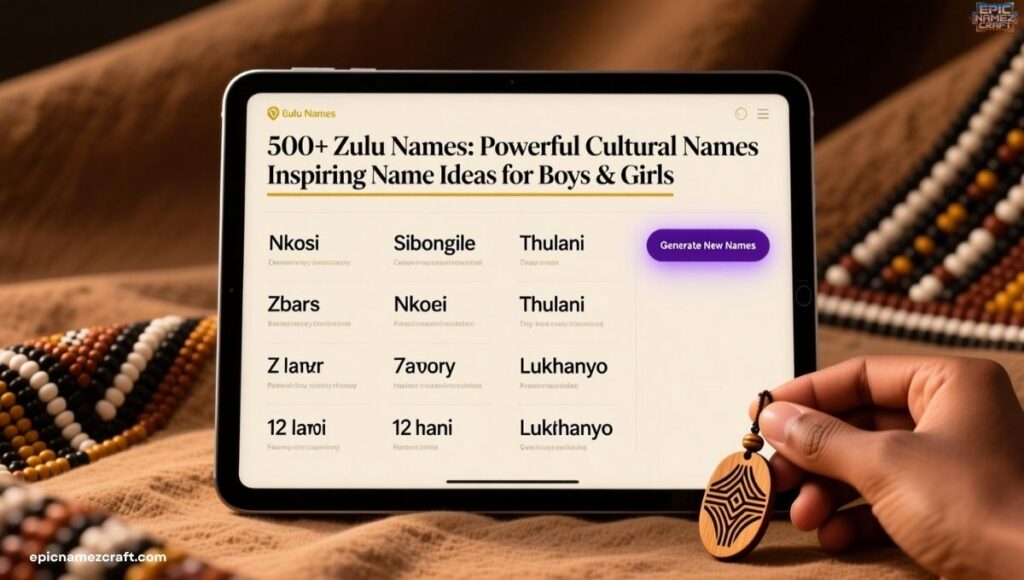 500+ Zulu Names: Powerful Cultural Names Inspiring Name Ideas