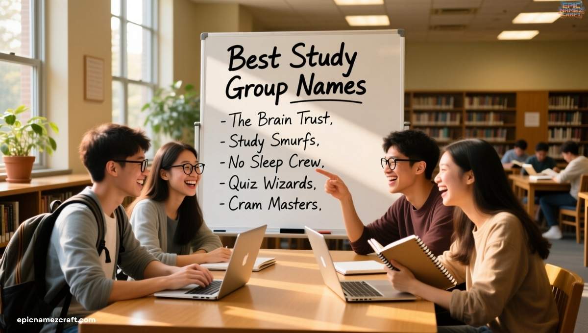 400+ Best Study Group Names Perfect Ideas