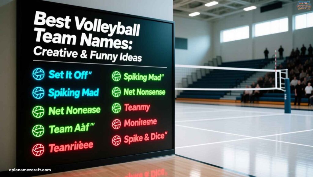 Best Volleyball Team Names: Creative & Funny Ideas